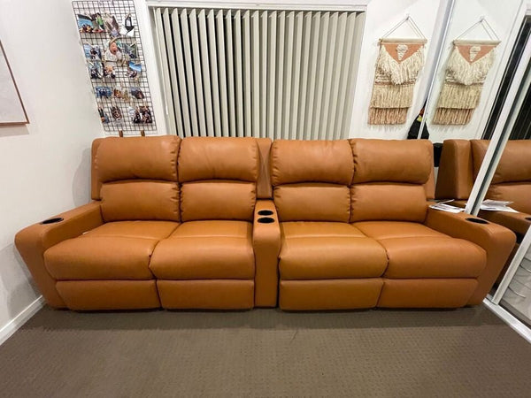 Lima leather manual recliners x 4 package – Leisure Lounges